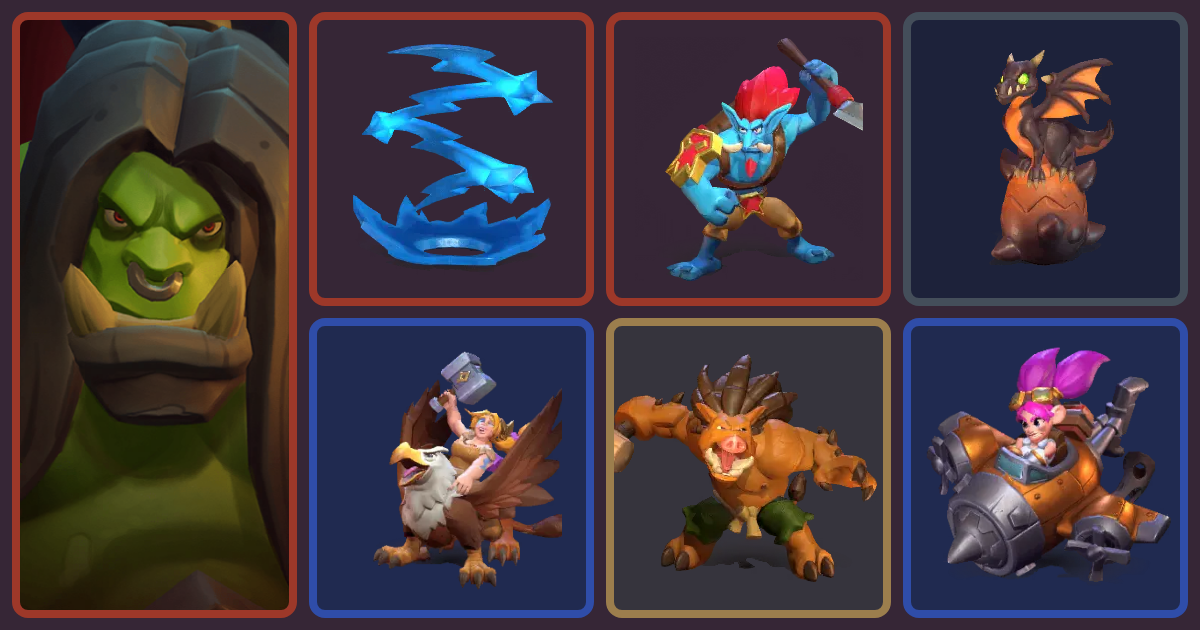 Warcraft Rumble Grommash Hellscream PvP Deck